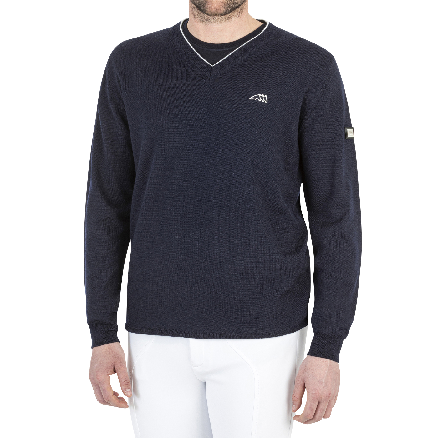 Equiline Cedec Pullover Herren - blue, L | Horse Shop