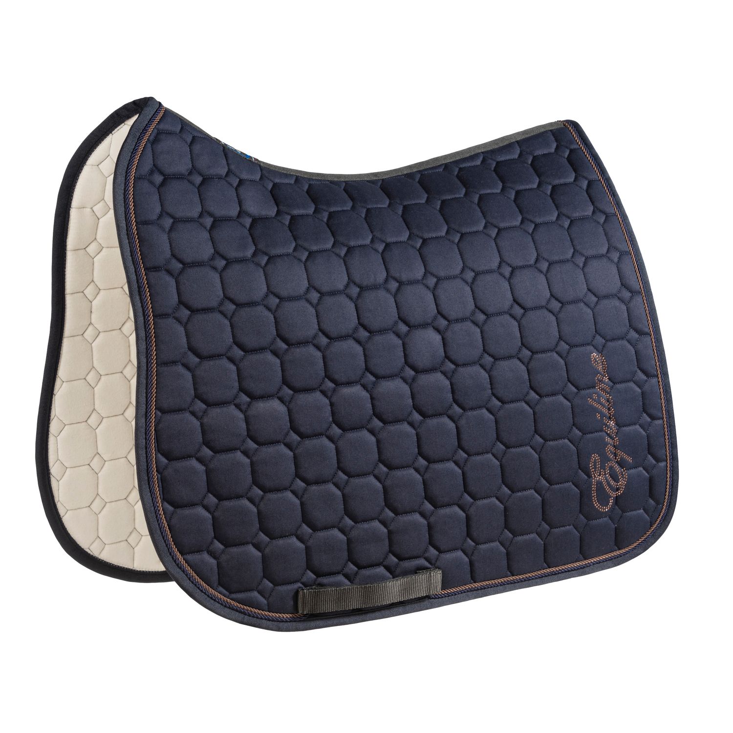 Equiline Enoir Schabracke mit Octagon-Steppung - marrone, Dressur ...