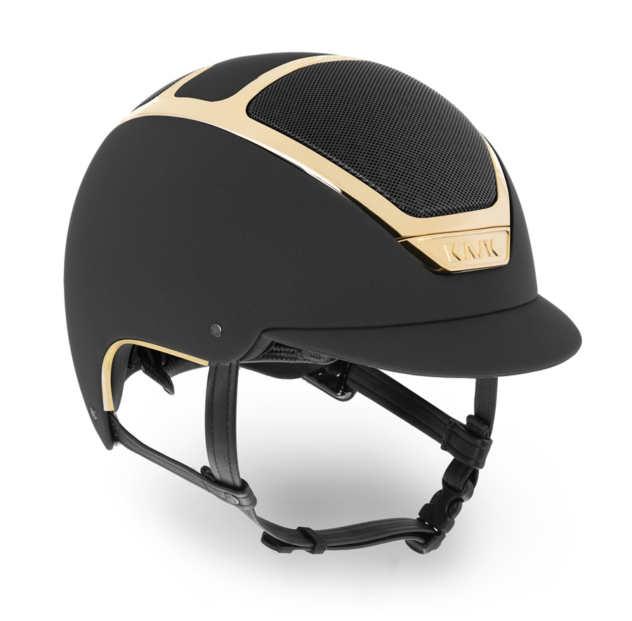 KASK Dogma Chrome Light Gold Frame Reithelm inkl. Liner ...